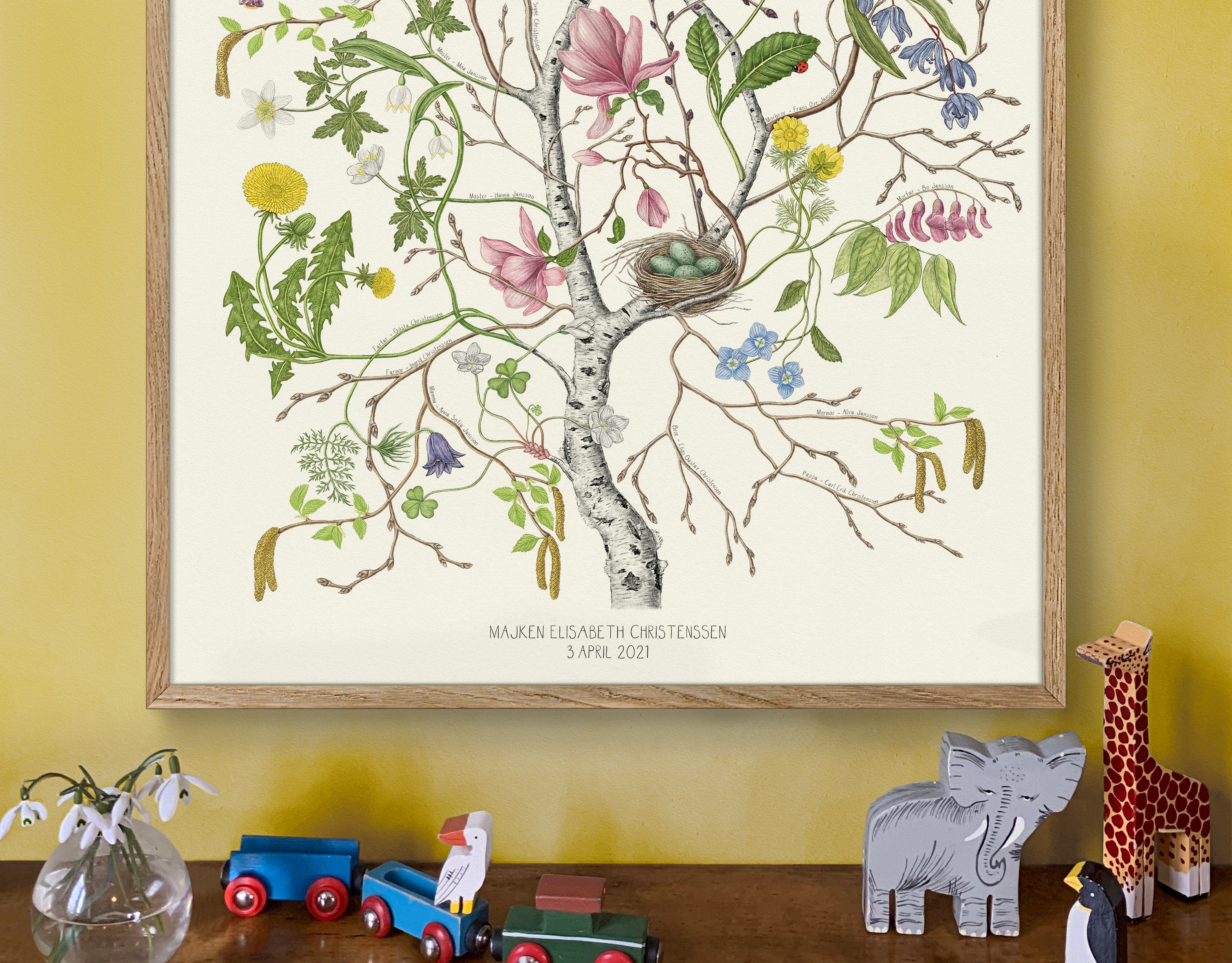 My Tree: Personalized Family Trees Illustrated by Jonna Fransson – MY TREE